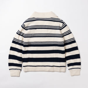 【new arrival】BORDER POLO ZIP LS (1st) -SAMPLE- – CPG GOLF（シーピージー ゴルフ）