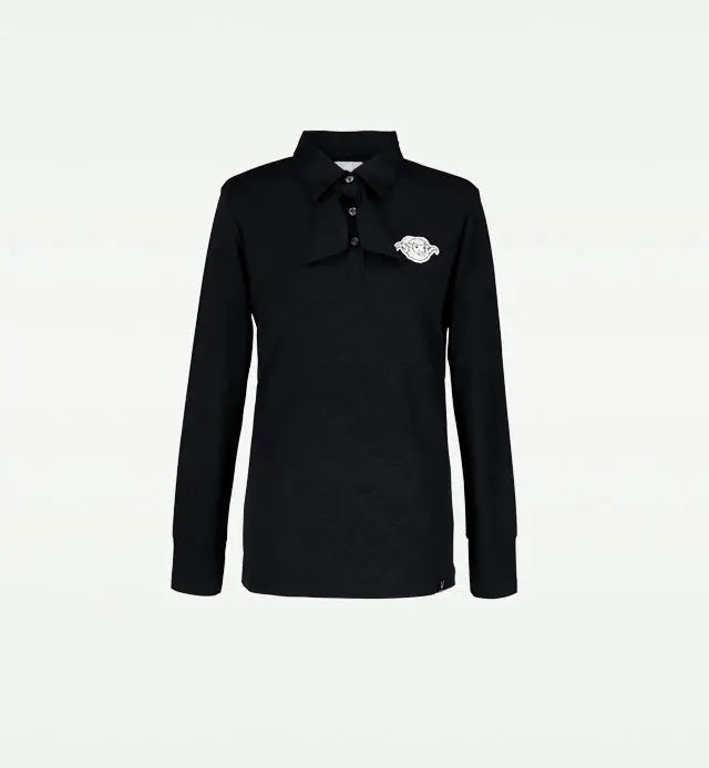 シーピージーゴルフ | 台衿ポロLS | ゴルフウェア レディース トップス – CPG GOLF（シーピージー ゴルフ）